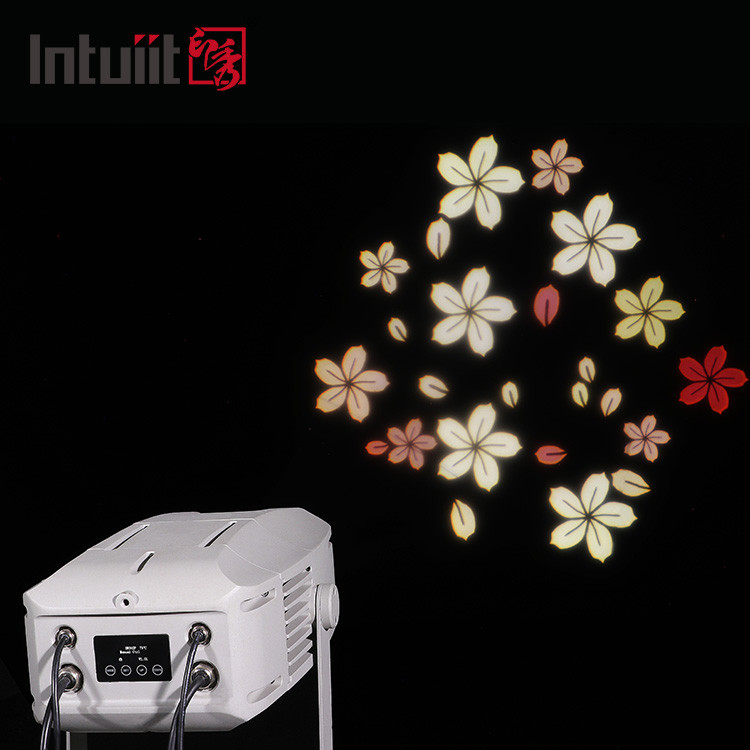 야외 방수 레이저 사용자 지정 로고 프로젝션 실내 문 바닥 회전 고보 프로젝터 400w Led 무대 조명